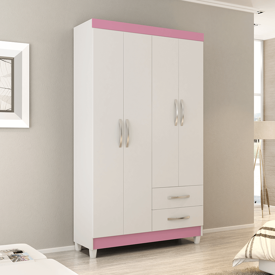ropero-4p-domani-notavel-blanco-rosa-ambiente - Abba Import Export